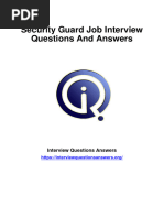 Security Guard Interview Questions and Answers PDF Download PDF | PDF