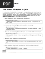 Giver Ch. 21 | PDF | The Giver