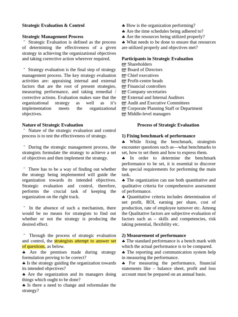 reviewer strat | PDF | Swot Analysis | Strategic Management reviewer strat | PDF | Swot Analysis | Strategic Management