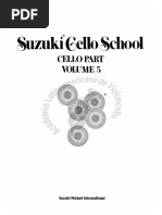 Suzuki Cello, Vol. 1 | PDF | Tempo | Cello