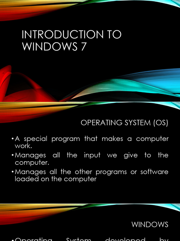 Introduction To Windows 10 | PDF | Icon (Computing) | Operating System Technology