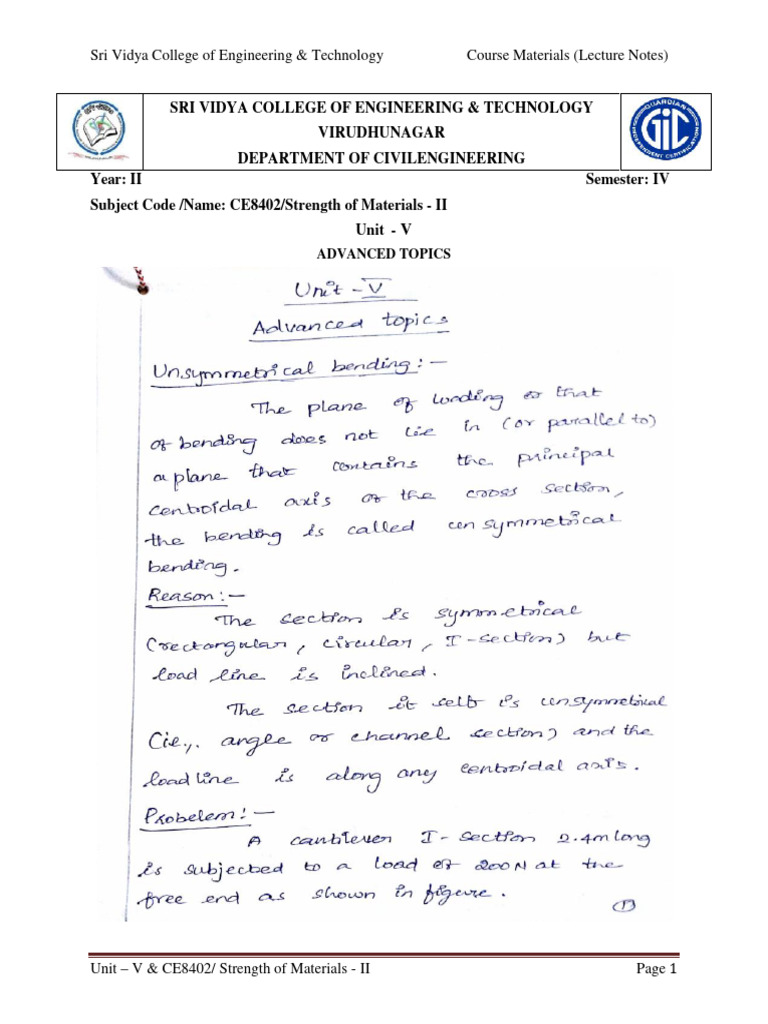 Unit 5 | PDF | Engineering | Physical Sciences