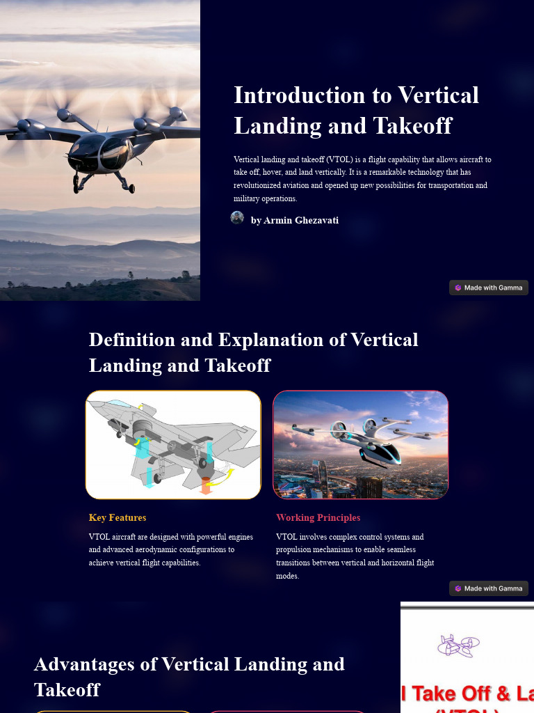 VTOL: Revolutionizing Aviation | PDF | Takeoff | Aircraft