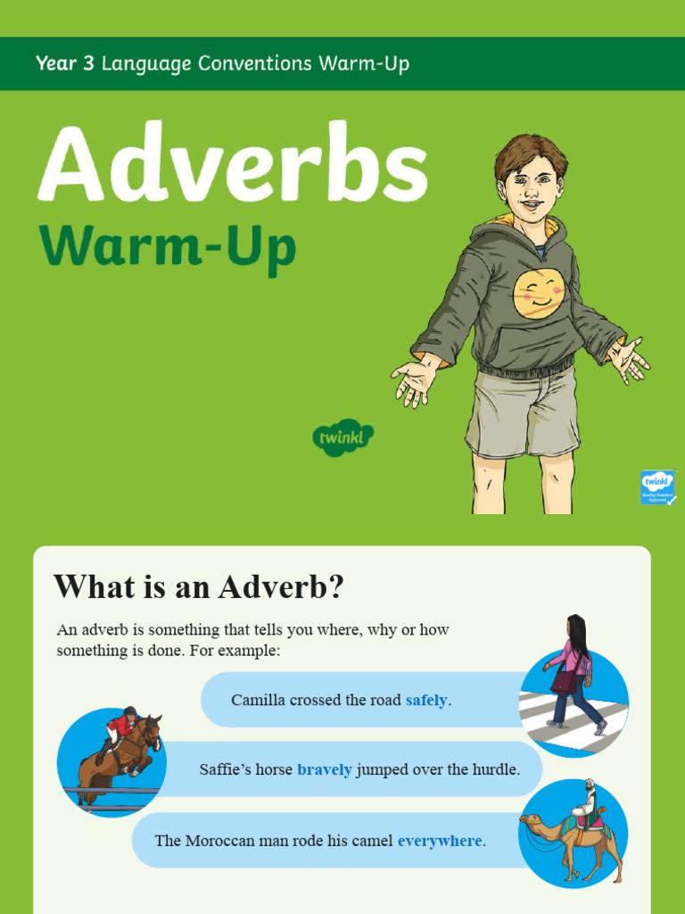 Adverbs Warm Up | Download Free PDF | Adverb
