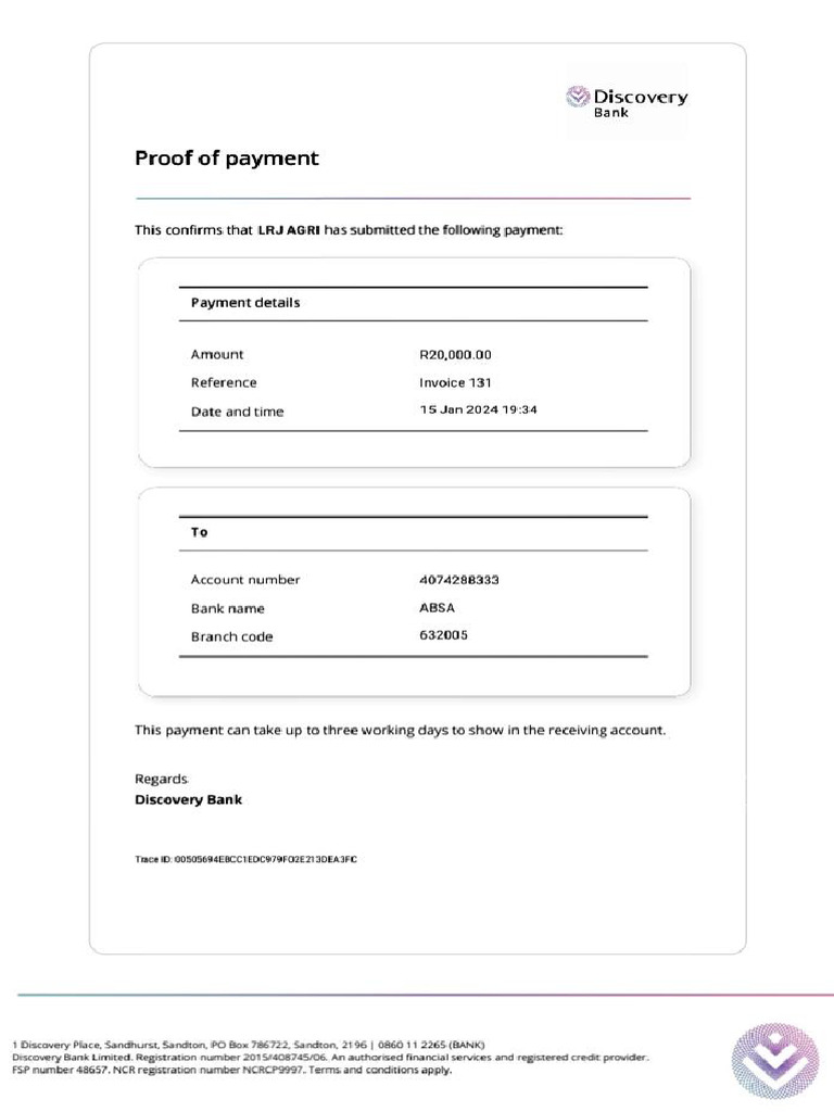 Payment Confirmation 15jan2419 34 | PDF