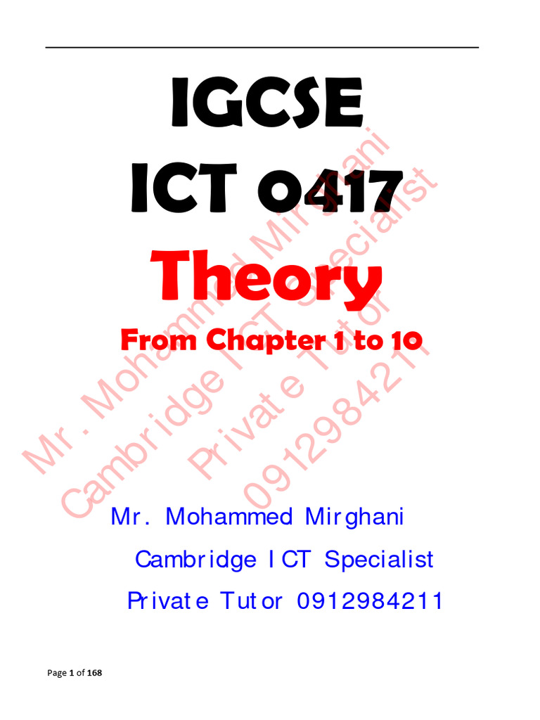 Ict Notes New | PDF | Computer Data Storage | Holography