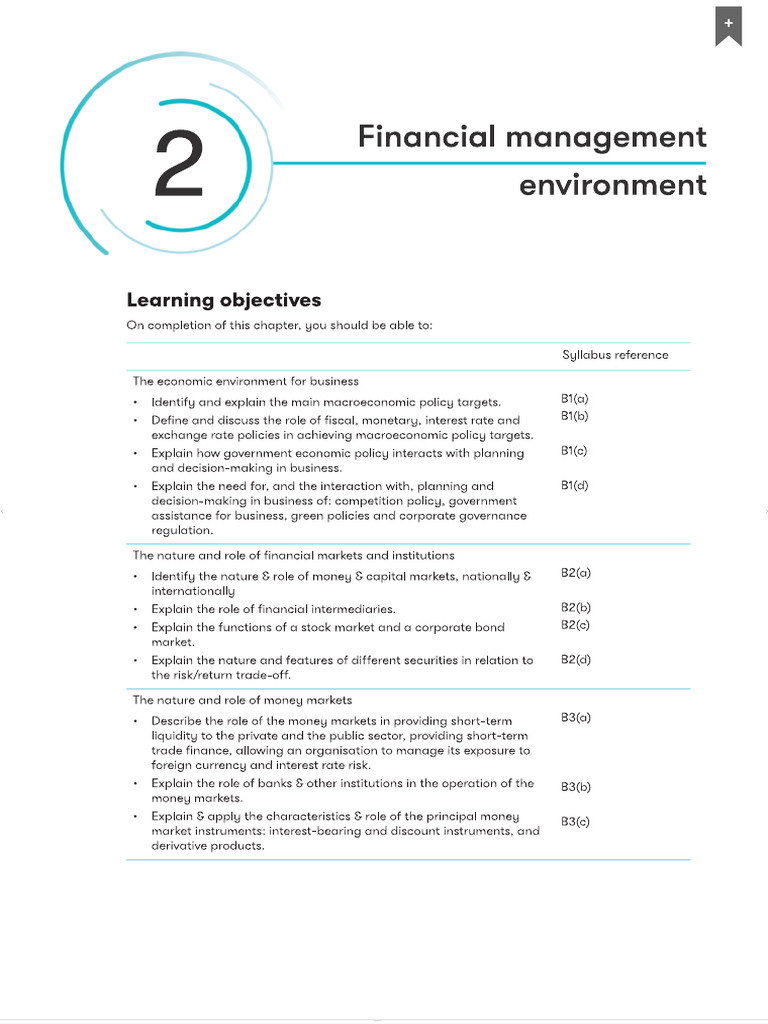 Chapter2-Financial Management Environment | PDF | Repurchase Agreement ...
