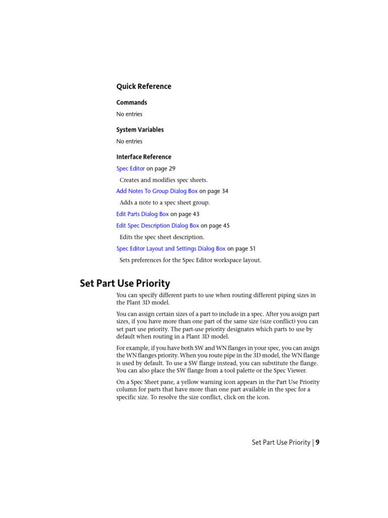 Plant 3D Specs and Catalogs - 132024011817-18-0417180413 | PDF | Computers