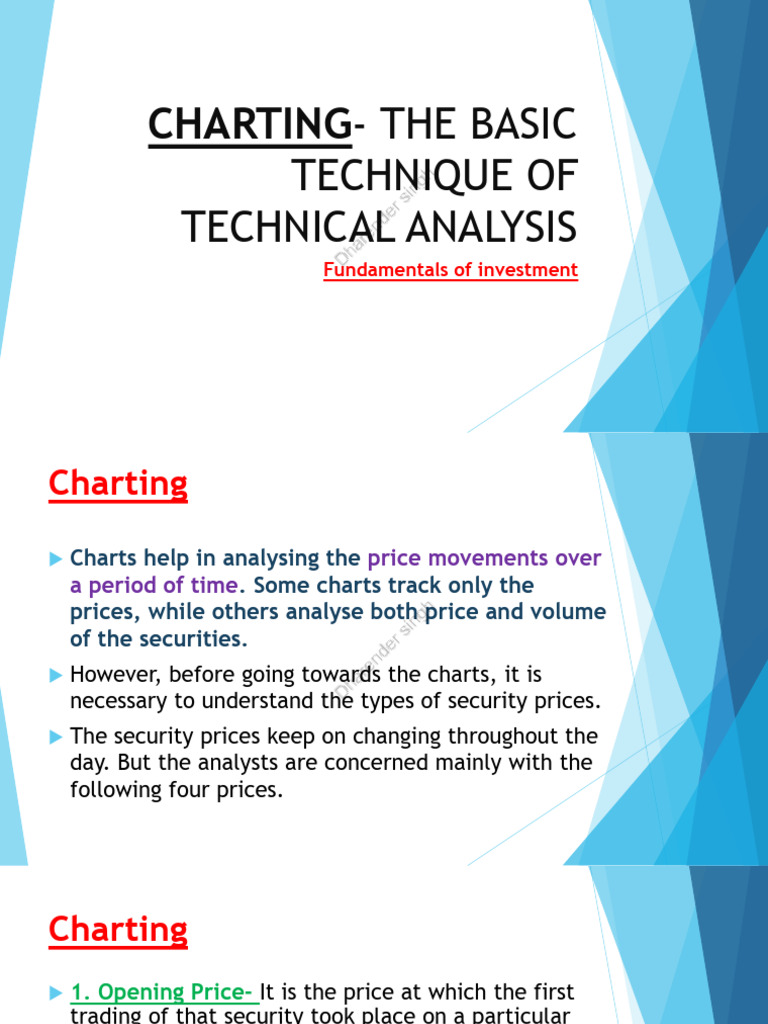Basics of Charting Techniques in Trading | PDF | Technical Analysis ...