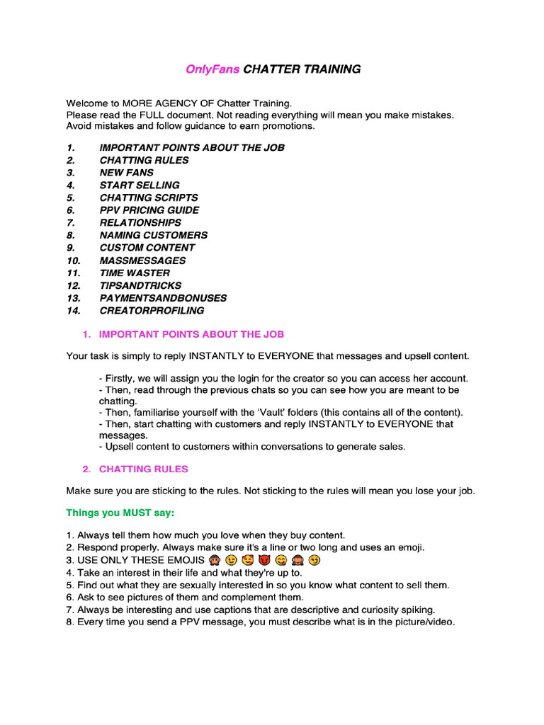 Chatter Training | PDF