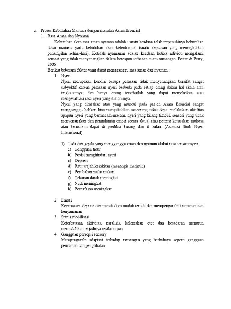 Proses Kebutuhan Manusia | PDF