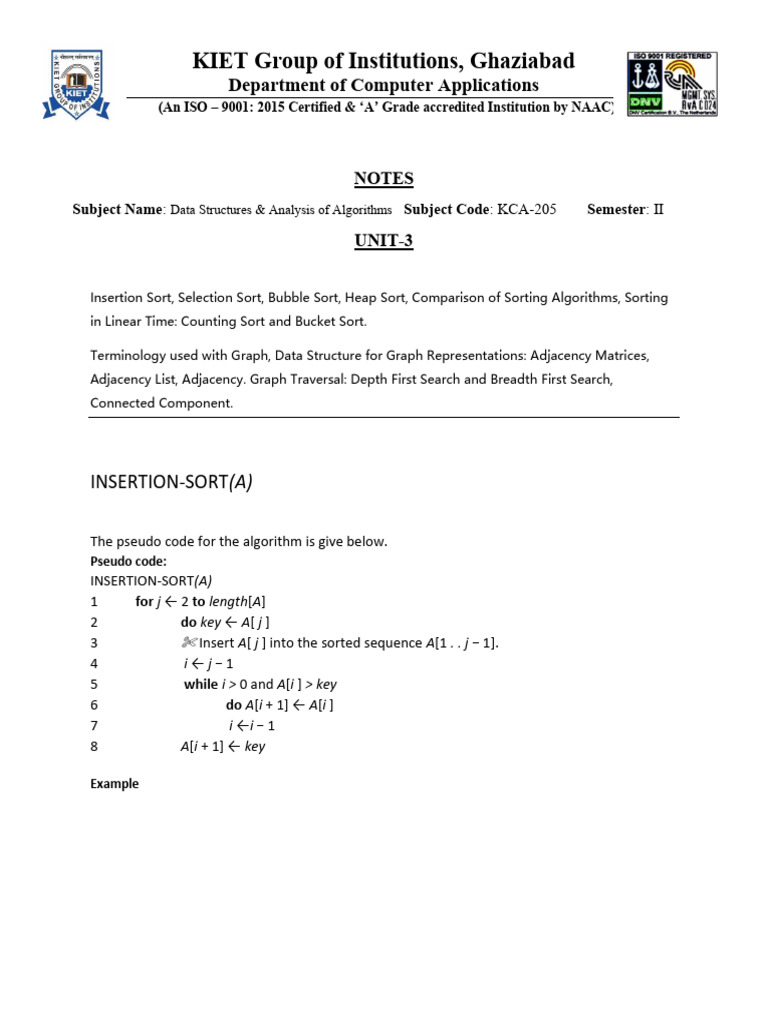 Unit 3 | PDF | Algorithms And Data Structures | Theoretical Computer Science