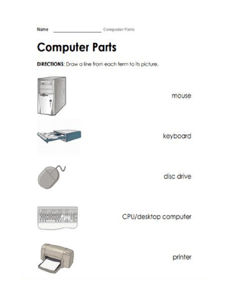 Parts of Computer | PDF