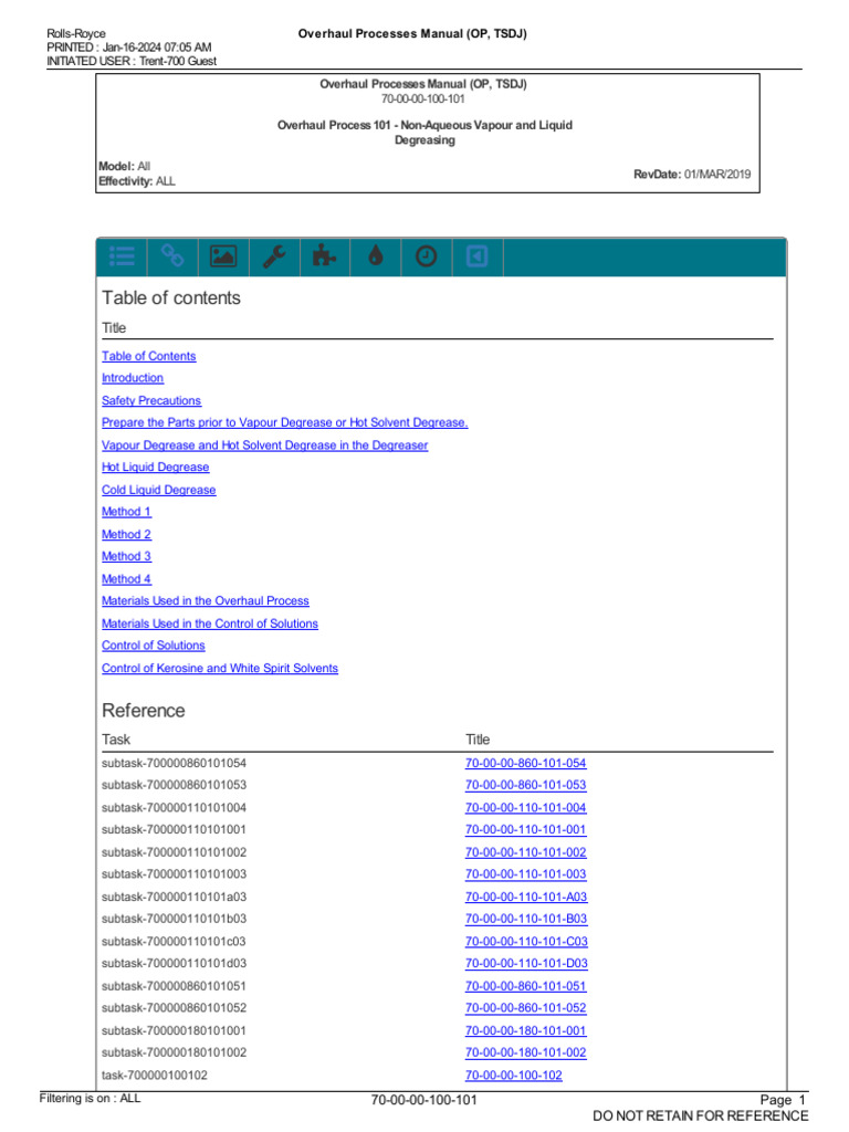 Rolls-Royce Technical Publications - (Overhaul Processes Manual (OP, TSDJ) ) (Task 70-00-00 ...