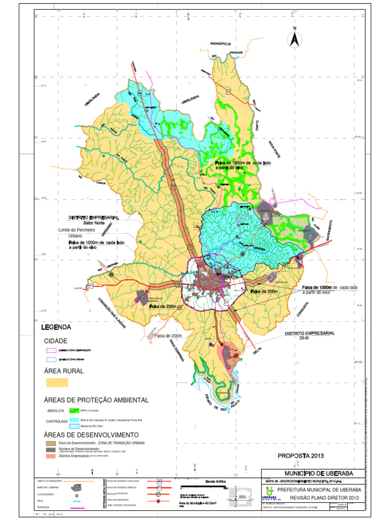 Mapa Cidade Uberaba | PDF