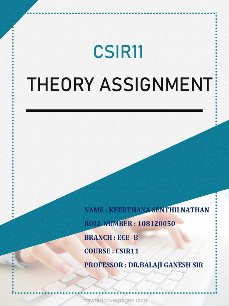 Theoryassign | PDF | Software Engineering | Computing