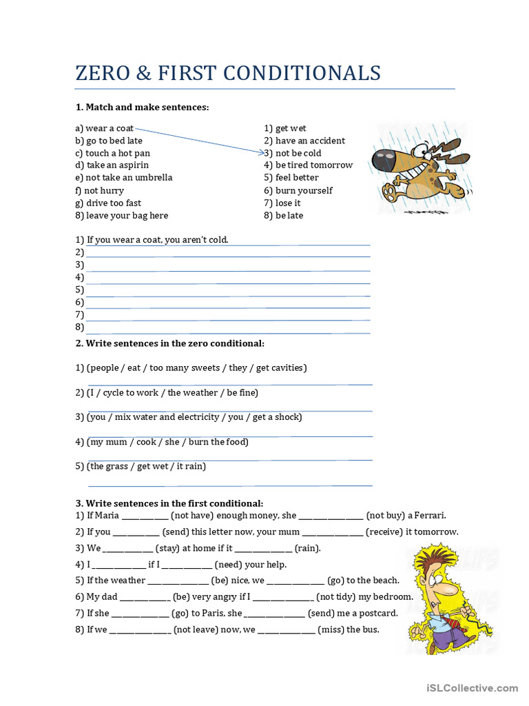 Zero & First Conditionals | PDF