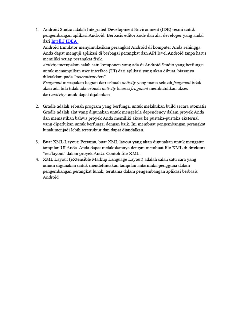 Android Studio Adalah Integrated Development Environment | PDF