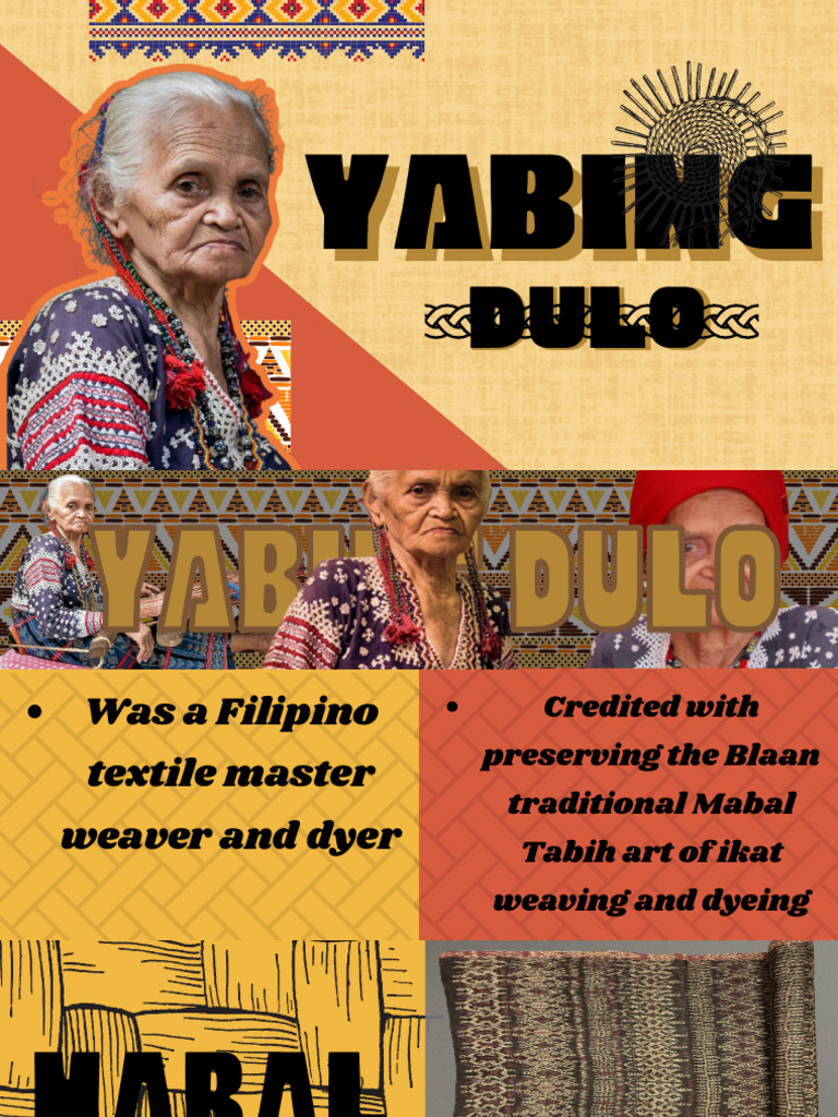 Blaan Mabal Tabih Weaving Heritage | PDF