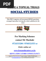 Grade 6 Science Topical Revision Questions | PDF | Flowers | Seed