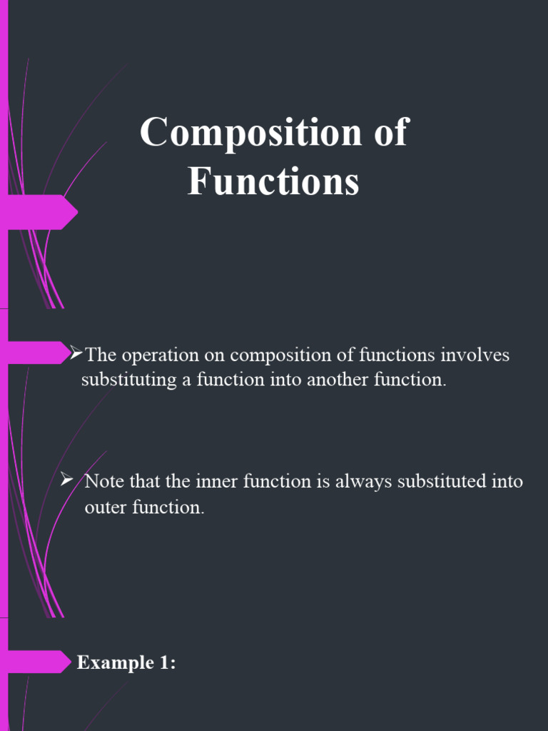 Composition of Functions | PDF