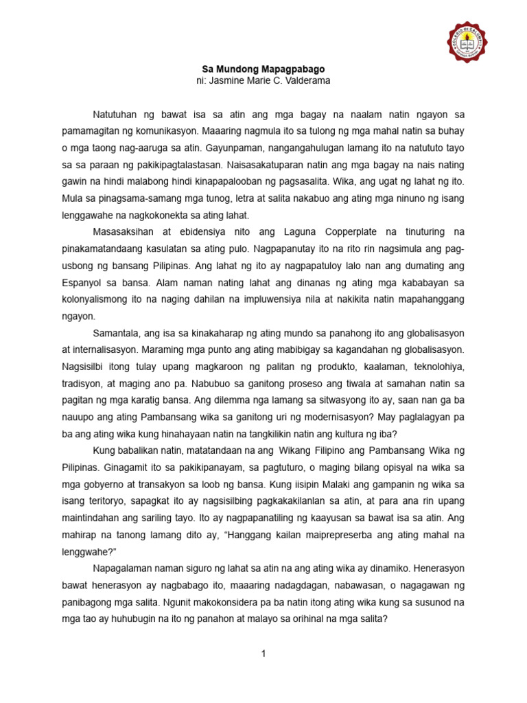 Format Sa KPWKP | PDF