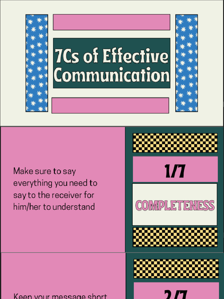 7Cs of Communication | PDF