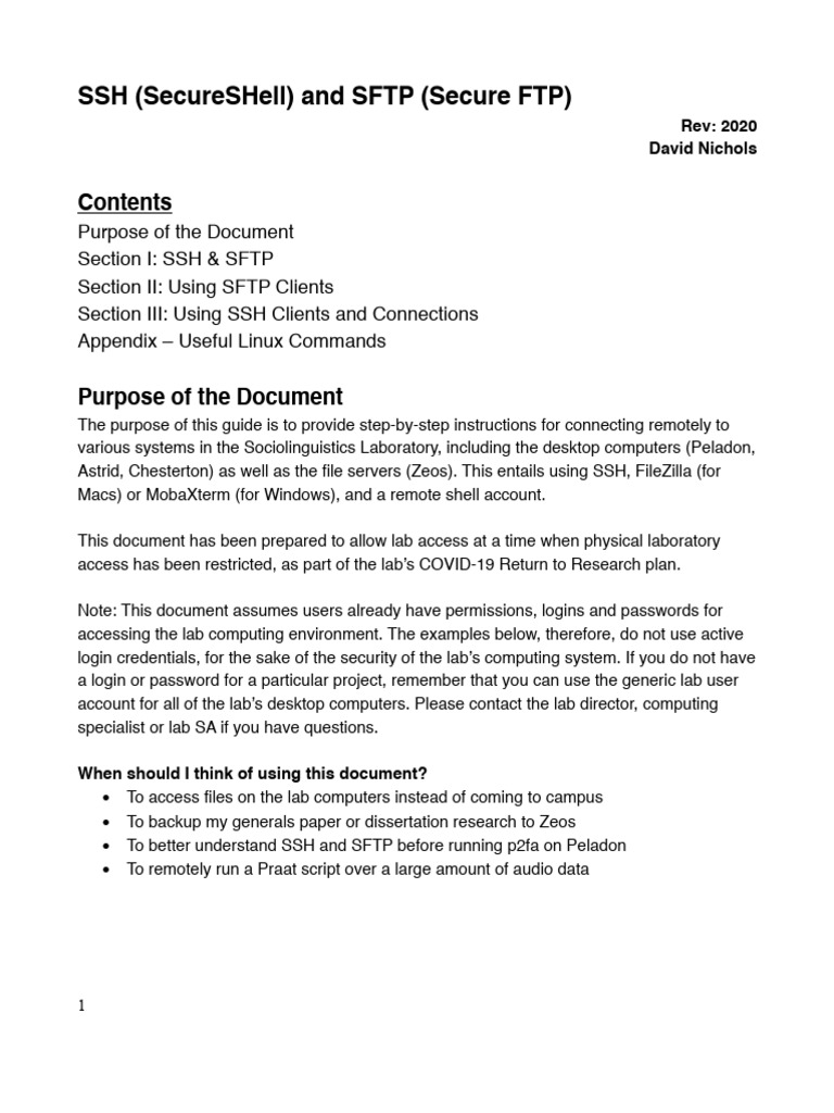 SSH Sociolab | PDF | File Transfer Protocol | Secure Shell