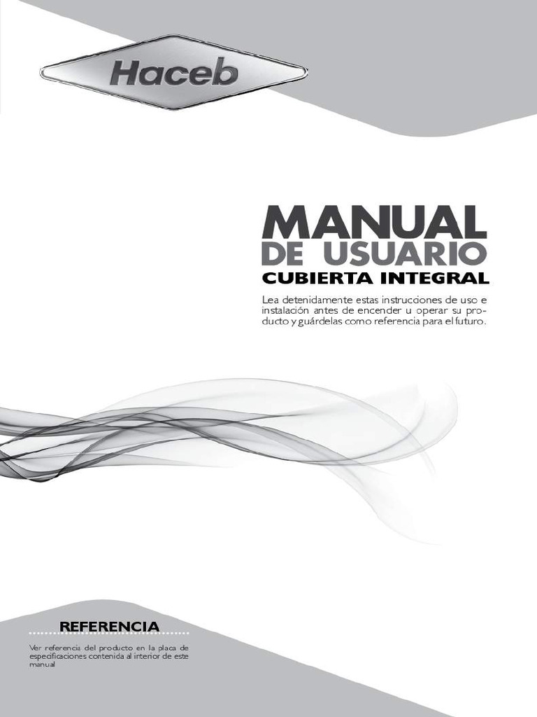 MANUAL de USUARIO Mesón Ovata Haceb Inox 150 Metros Pozuelo Derecho Gas ...
