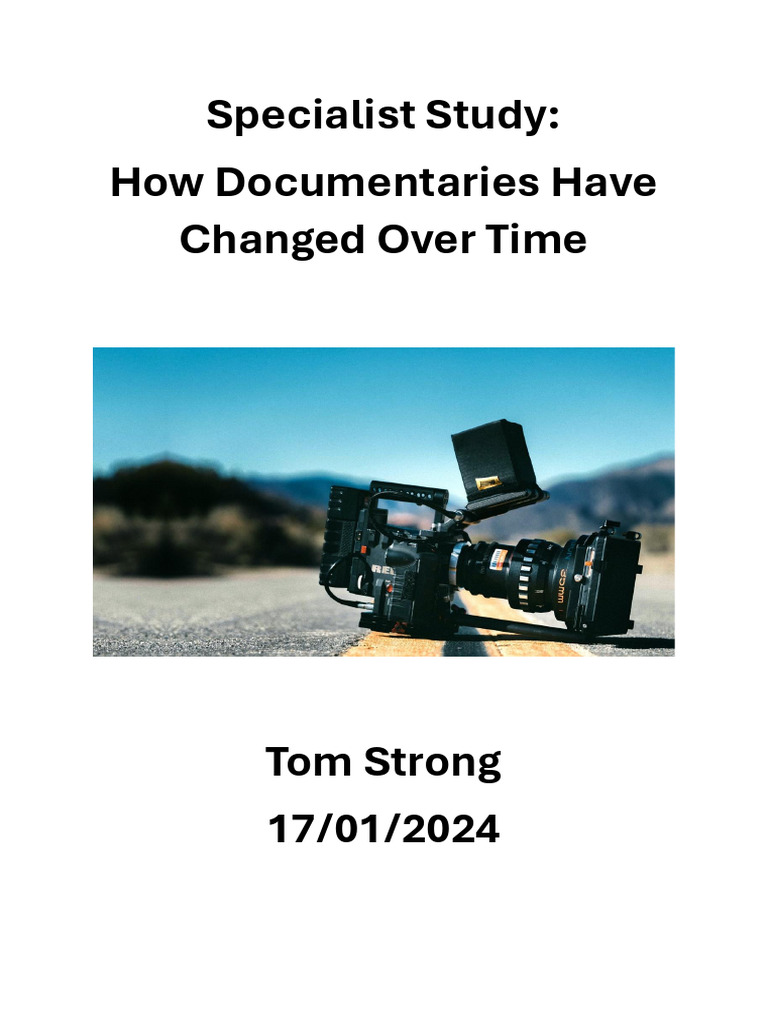 Evolution of Documentaries Over Time | PDF | Documentary Film