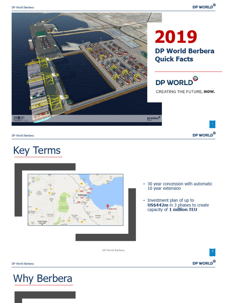 Berbera Port Expansion Overview | PDF | Port | Economies
