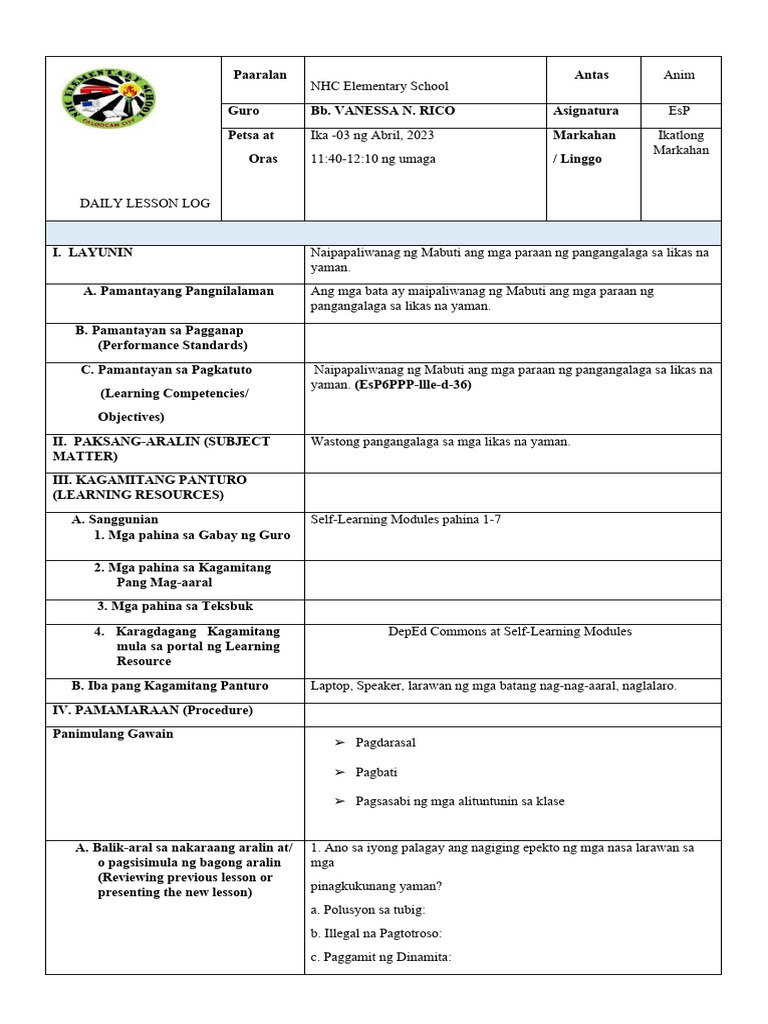 EsP LP April3 2023 | PDF