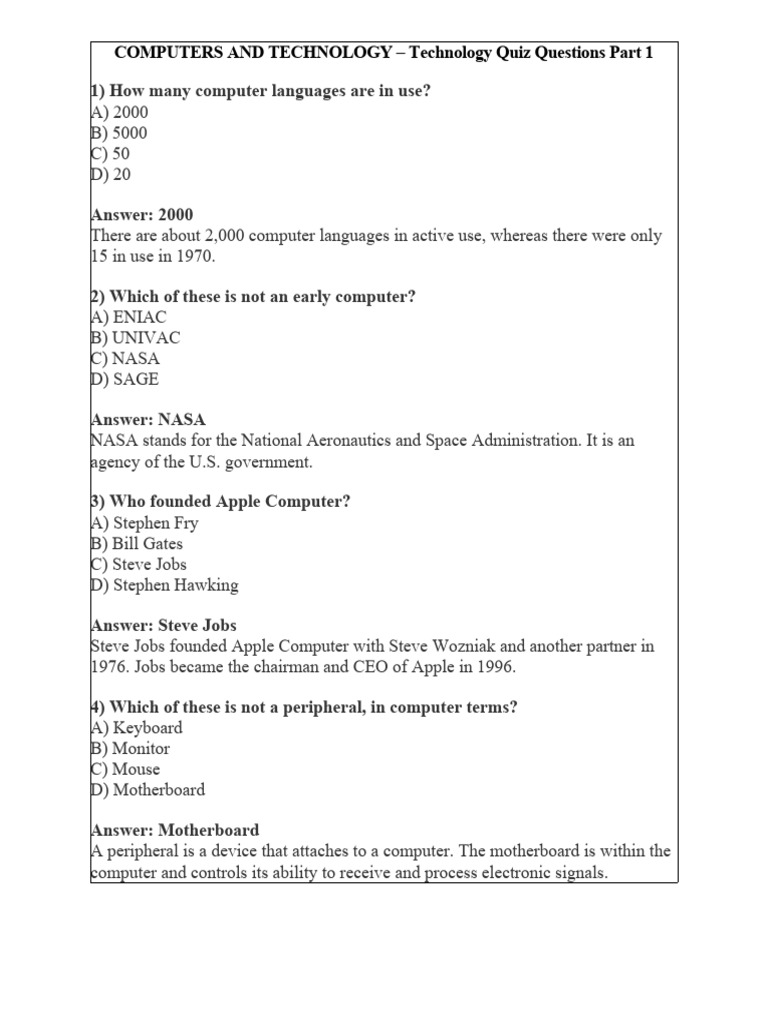 Techno Quiz Reviewer Section 1 | Download Free PDF | Battleship | Dvd