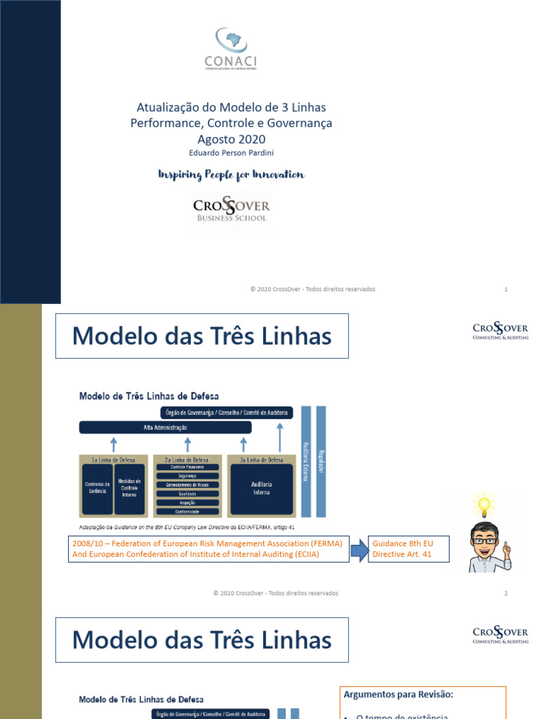 CrossOver - (Conaci) Modelo 3 Linhas | PDF | Governança corporativa ...