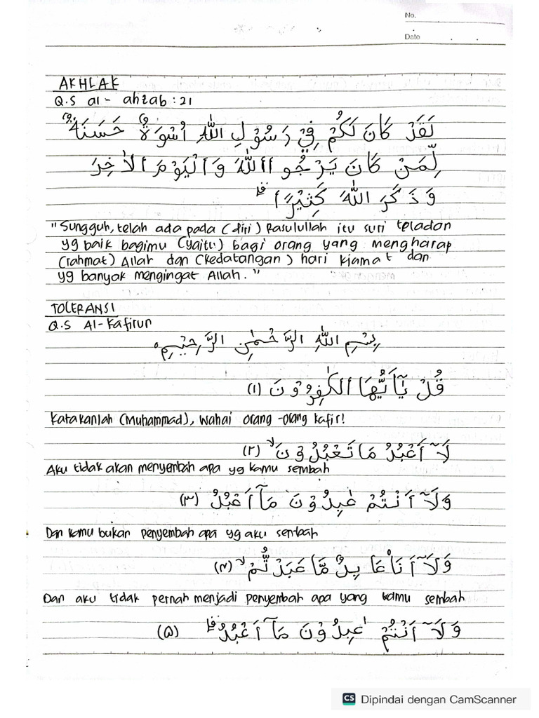 Dalil Naqli Populer Materi PAI | PDF