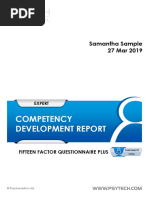 Jombay Pshychometric Test | PDF | Psychometrics | Psychology
