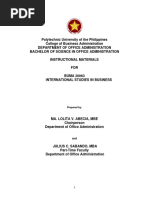 BSOA Course Description | PDF | Academic Degree | Bachelor's Degree