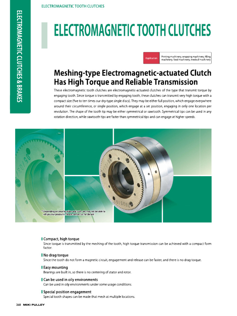 Tooth Clutch | PDF