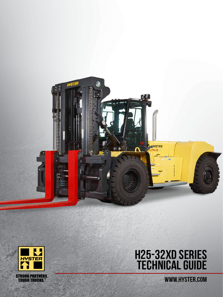 Hyster H25-32XD Series Specs | PDF | Truck | Forklift