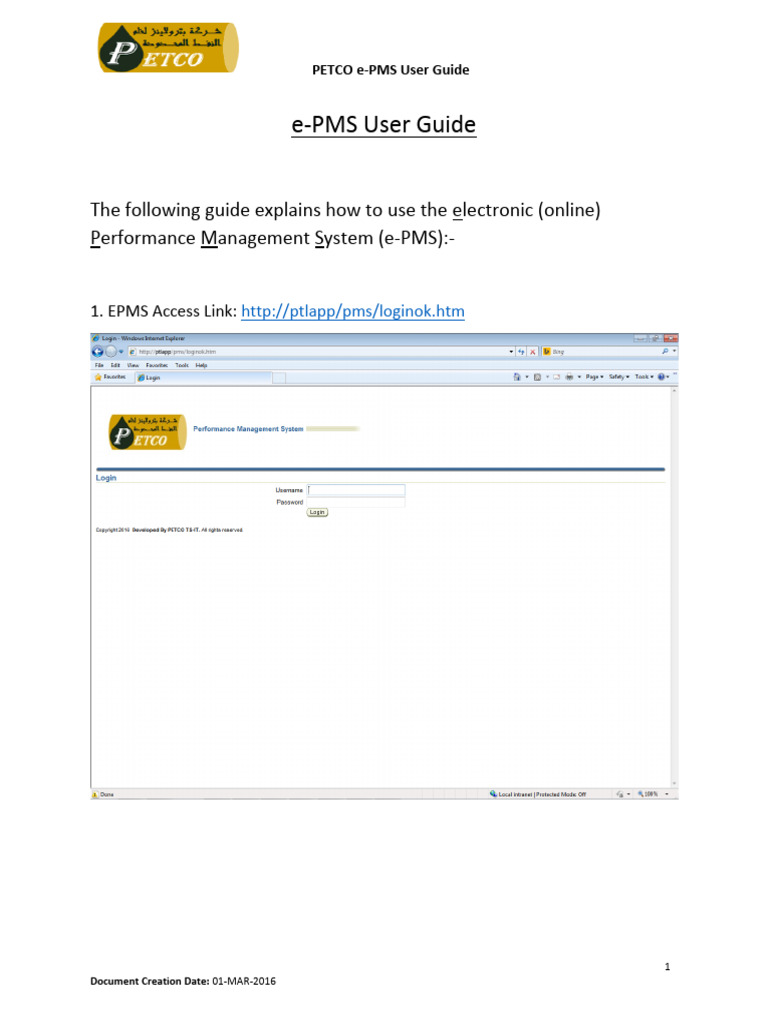 ePMS User Guide | PDF | User (Computing) | Secure Communication