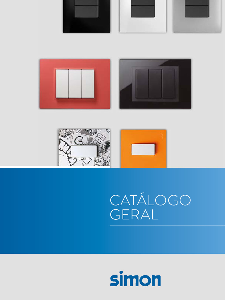Catálogo de Interruptores Simon 82 | PDF | Cor | Bens manufaturados