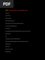 Dom Script Obey Your Mistress | PDF