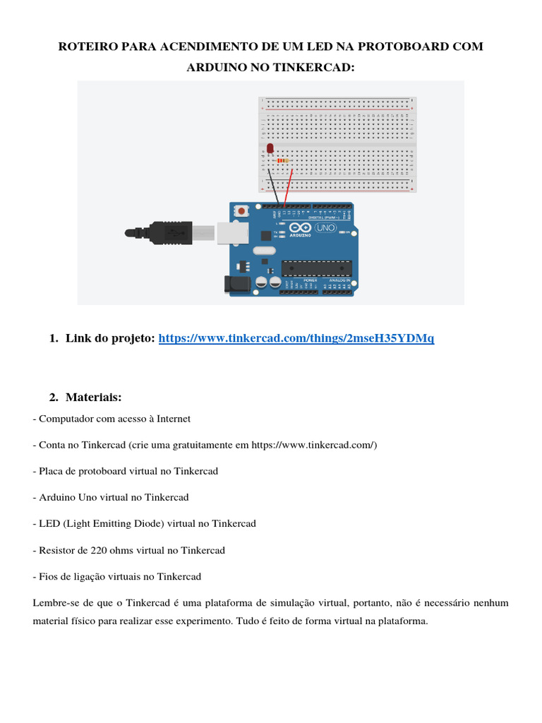 Arduino Tinkercard Pdf