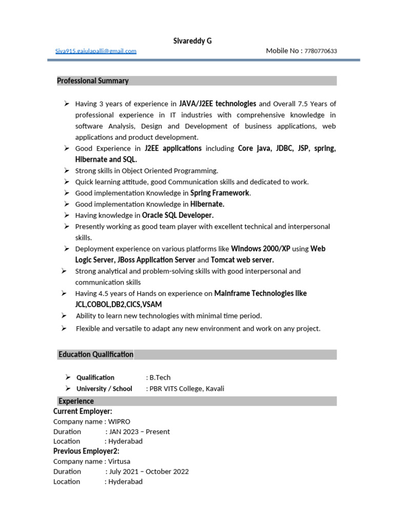 Sivareddy Java | PDF | Java (Programming Language) | Software Design