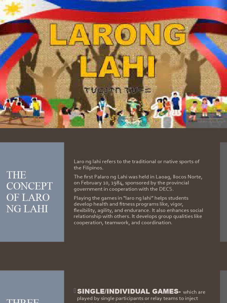 Laro NG Lahi | PDF