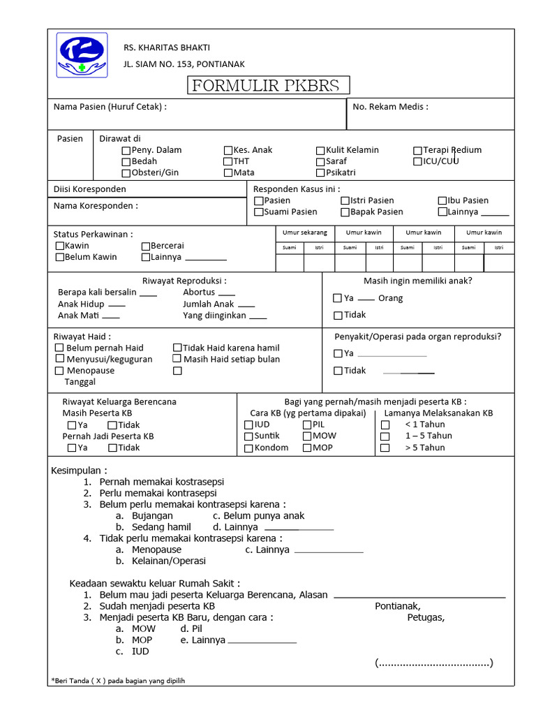 Lembar Pkbrs Alfi Pake | PDF | Kesehatan Holistik