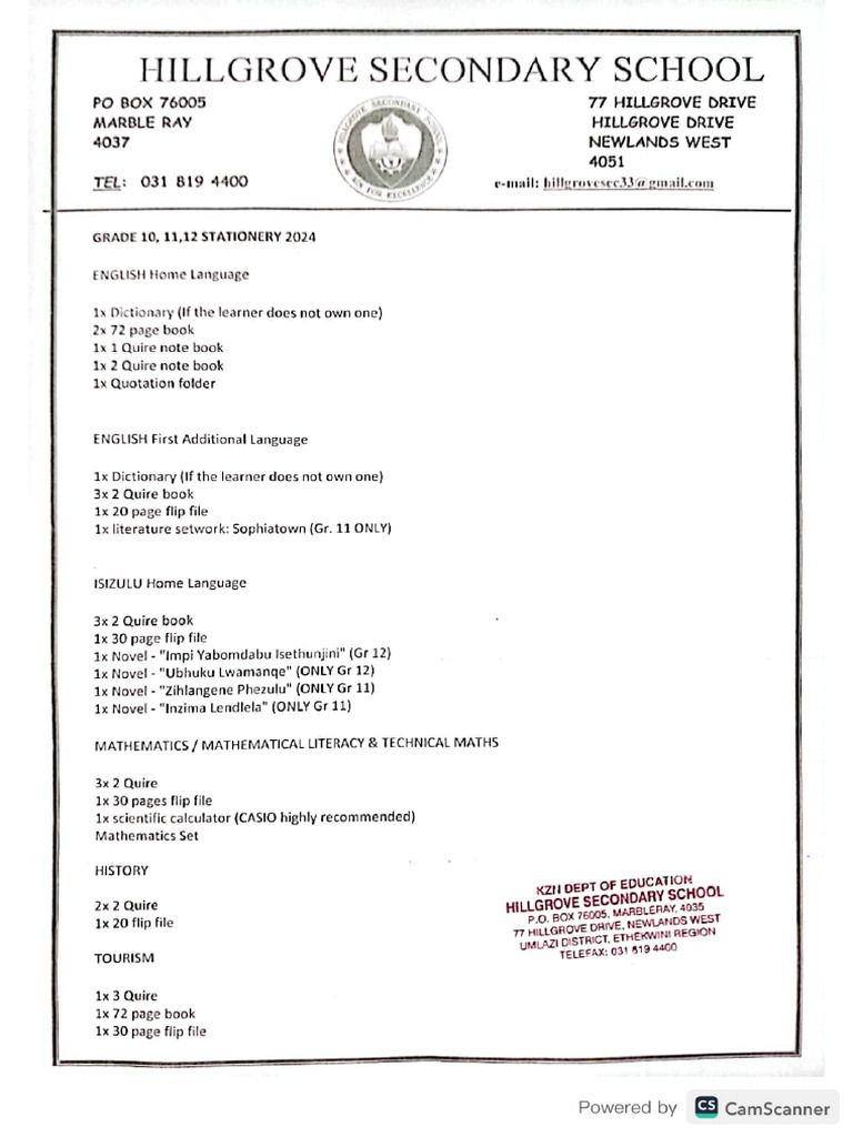 2024 Stationery | PDF