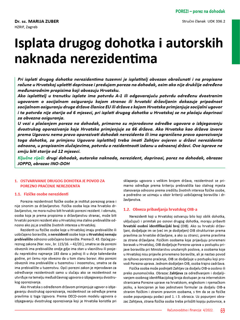 14 Zuber Porezi | PDF