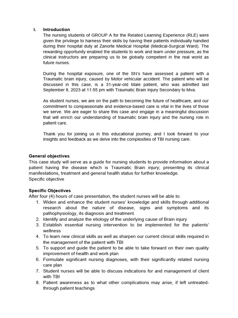 Case Presentation - Group A | PDF