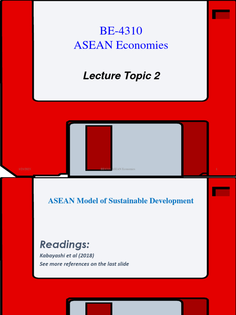 ASEAN Sustainable Development Models | PDF | Economic Growth | Taxes